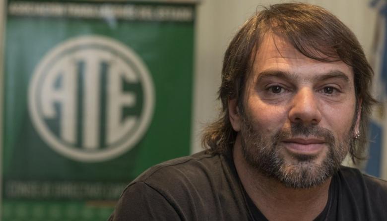 Daniel Catalano, secretario de ATE, amenazó con parar el Estado si la ...