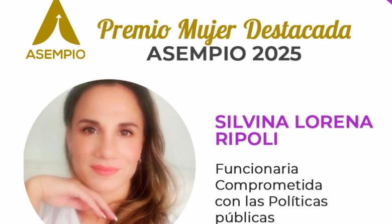Premios Asempio en FECOBA: Silvina Ripoli fue elegida como Mujer ...